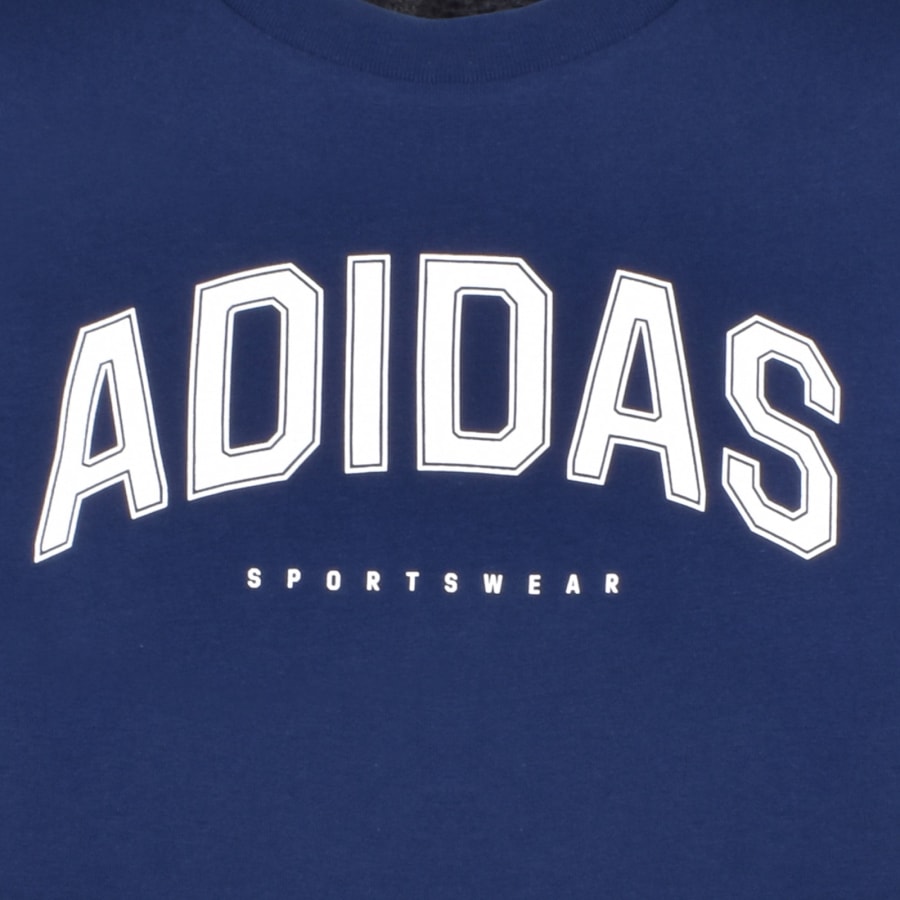 adidas Sportswear College T Shirt Navy Mainline Menswear Ireland